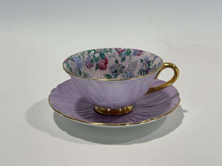 SHELLEY TEA CUP & SAUCER - Shackelton Auctions Inc.
