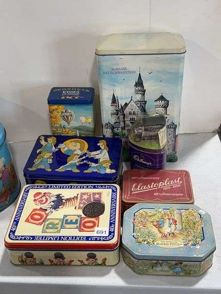 GROUP OF ASSORTED COLLECTOR TINS - Shackelton Auctions Inc.