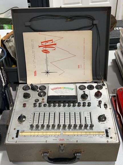 EICO DYNAMIC CONDUCTANCE TUBE AND TRANSISTOR TESTER MODEL 666 ...