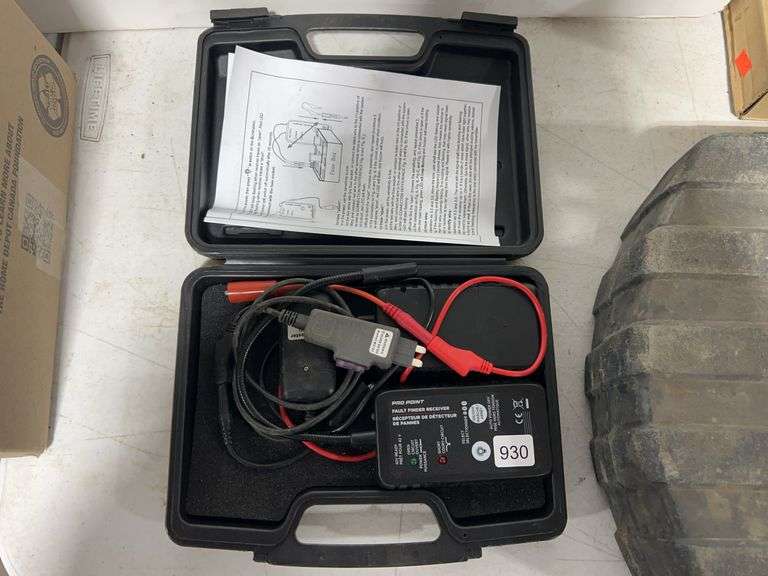 PROPOINT FAULT FINDER RECEIVER - Shackelton Auctions Inc.