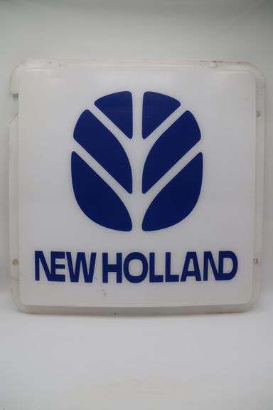 NEW HOLLAND LIGHTED LEXAN SIGN PANEL - Shackelton Auctions Inc.