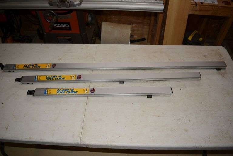 3 CLAMP N' TOOL GUIDES, 24" 36" & 50" - Shackelton Auctions Inc.