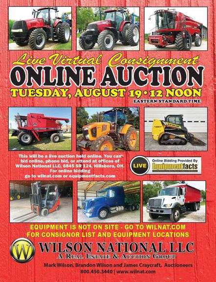 8-19-25 Consignment Auction - Wilson National LLC