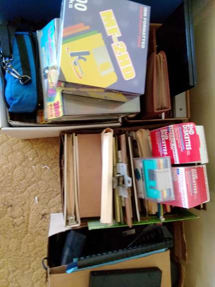 Computer Discs, Picture Frame, Notebooks, and Office Equipment - Wolfe ...