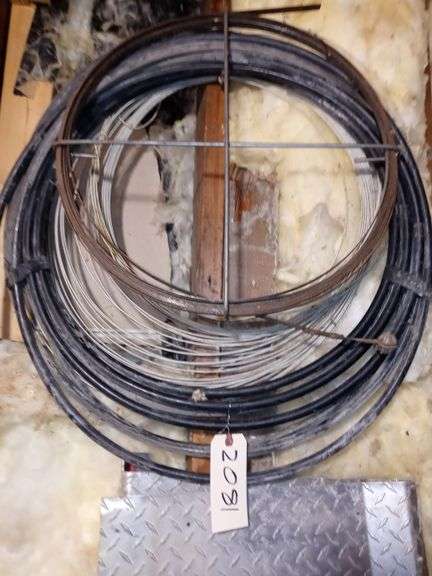 Sewer Snake, Heavy Wire, Electrical Cable - Wolfe Auction & Realty, LLC