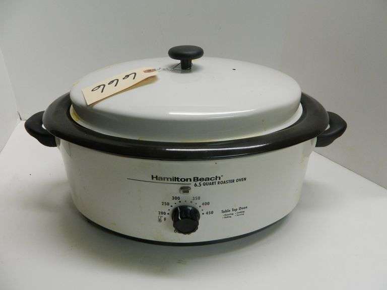 Hamilton Beach 6.5 Quart Roaster Oven - Wolfe Auction & Realty, LLC