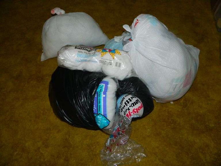 Poly Fill and Quilt Batting - Wolfe Auction & Realty, LLC