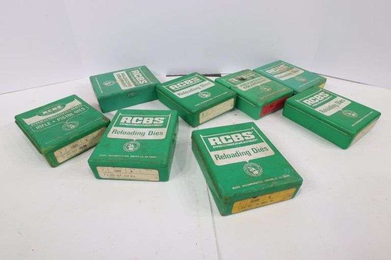 8-RCBS Reloading Dies - Wolfe Auction & Realty, LLC