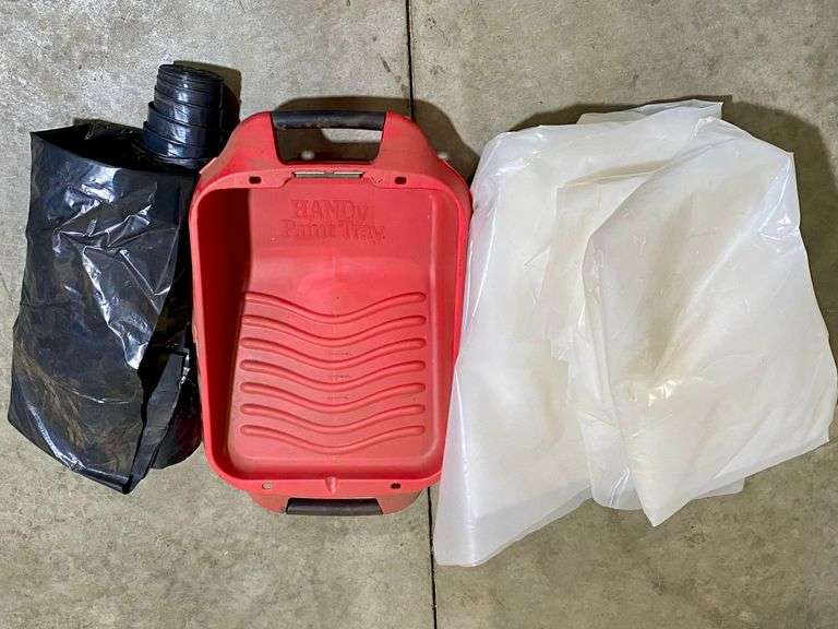 Handy Paint Tray & Plastic Sheeting - Wolfe Auction & Realty, LLC