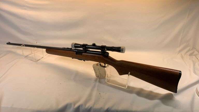 SAVAGE MODEL 7A SEMI AUTOMATIC .22 S-L-LR BOLT ACTION RIFLE /W 4 MAG ...