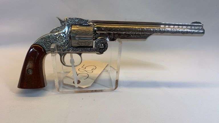 SMITH AND WESSON MODEL 3 WYATT EARP REVOLVER REPLICA IN ORIGINAL ...