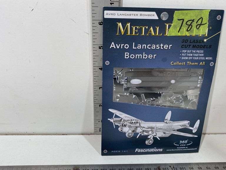 METAL EARTH - AVRO LANCASTER BOMBER, 3D LASER CUT MODEL - Wild Rose ...
