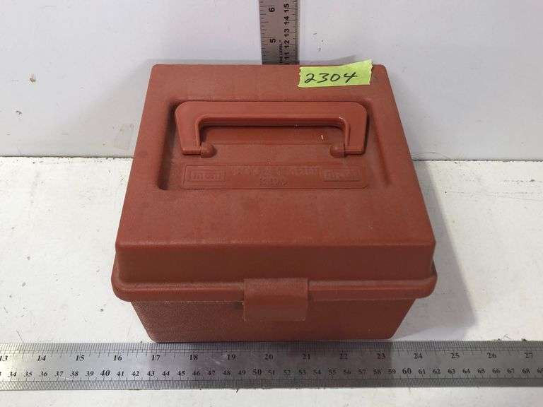 AMMO BOX, CASE GARD R100, APPROX. 7.5"X7.5"X5" - Wild Rose Auction Services