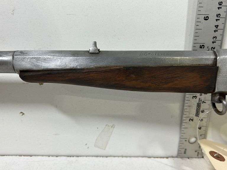 STEVEN'S MODEL 25 GALLERY GUN, .25 CAL, LEVER ACTION SINGLE SHOT RIFLE ...