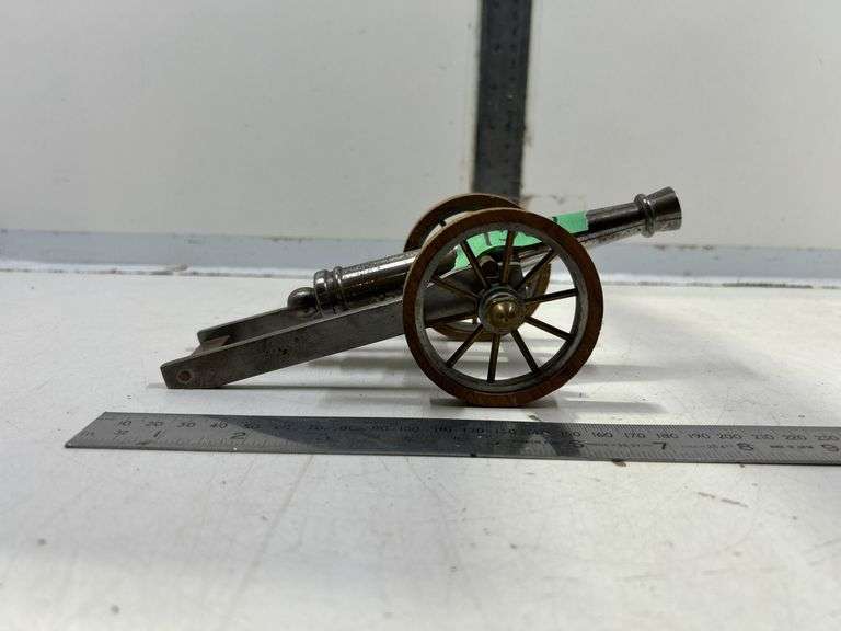 Decorative Metal Cannon - Wild Rose Auction Services