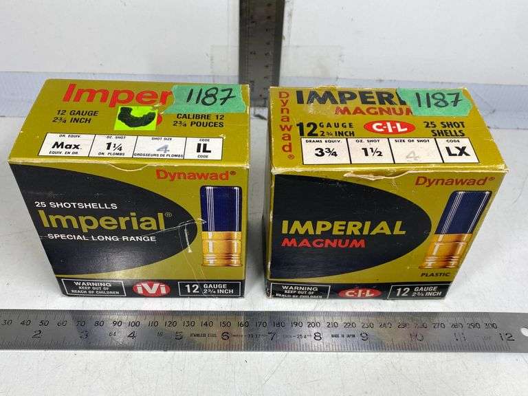 Imperial Long Range 12 ga 2 3/4" shells, 1 box ~ 25 rounds, Imperial ...