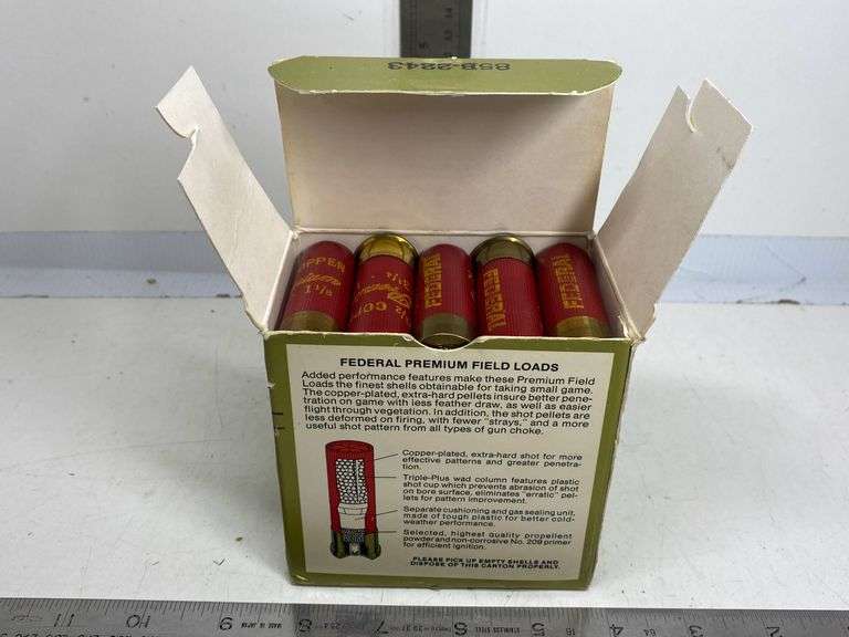 Federal Premium Field Load 12 GA 2 3/4" Shells ~ 25 Rounds - Wild Rose ...