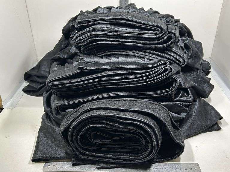 10 Black Table skirts ~ 70" long, attaches by velcro - Wild Rose ...