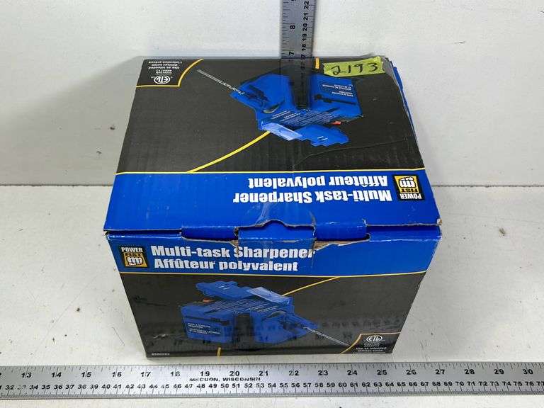 Power first Multi-Task Sharpener 120v, 60 hz, 70 w, 4800 rpm, w/ cord - Wild Rose Auction Services