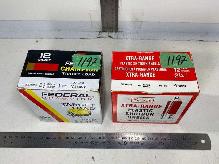 Federal Champion Target Load 12 ga 2 3/4" shells, 1 bx ~ 25 rounds ...