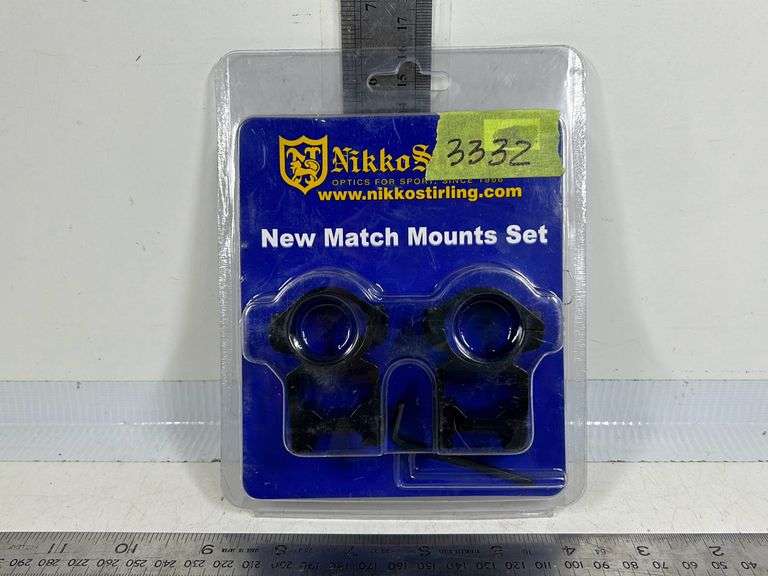 Nikko Stirling New Match Mount Set 30 MM High - Wild Rose Auction Services