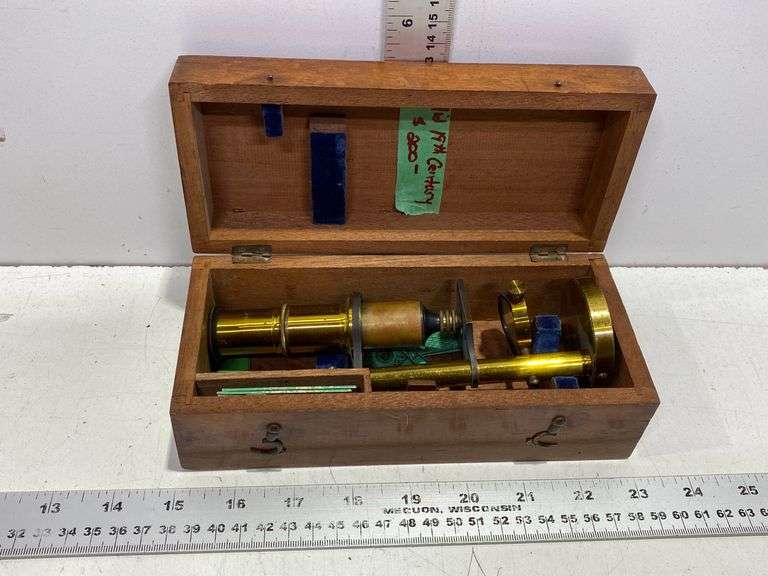 Mid 19th Century Microscope - Wild Rose Auction Services