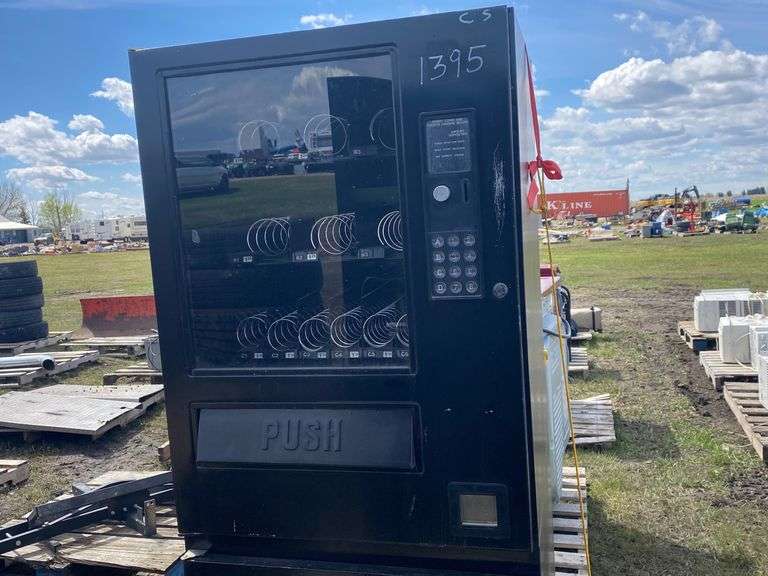 Vending Machine 65"x26"x27" - Wild Rose Auction Services