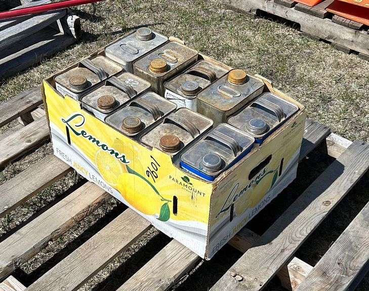 Assorted Primer containers, ~ 10 - Wild Rose Auction Services