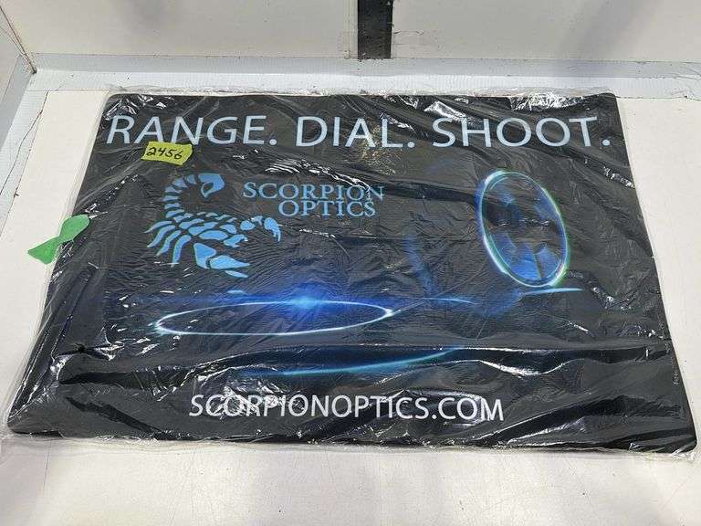 Range.Dial.Shoot. Scorpion Optics Gun bench pad - Wild Rose Auction ...