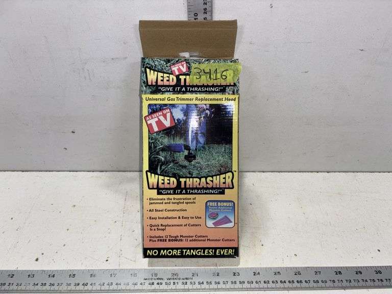 Weed Thrasher Universal gas trimmer head - Wild Rose Auction Services