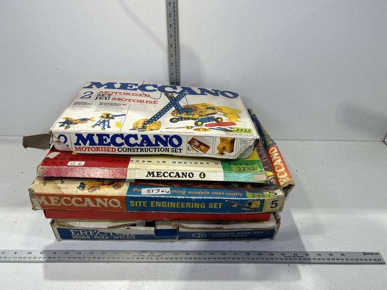 Assorted Motorized Construction/Engineering sets, approx 4 - Wild Rose ...