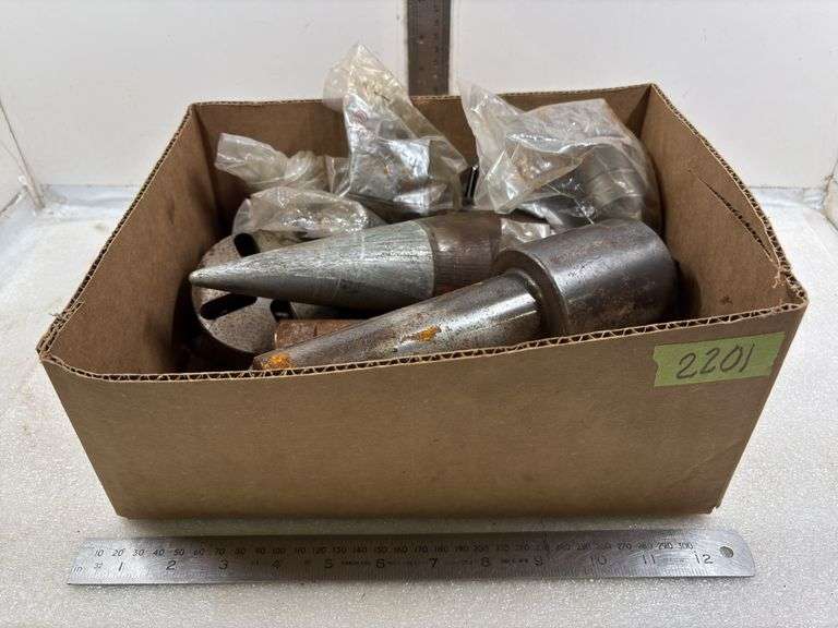 Metal Lathe Bits, Chicago Pneumatic Anvil Shank - Wild Rose Auction ...