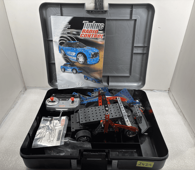 Box w/ Meccano radio control car - Wild Rose Auction Services