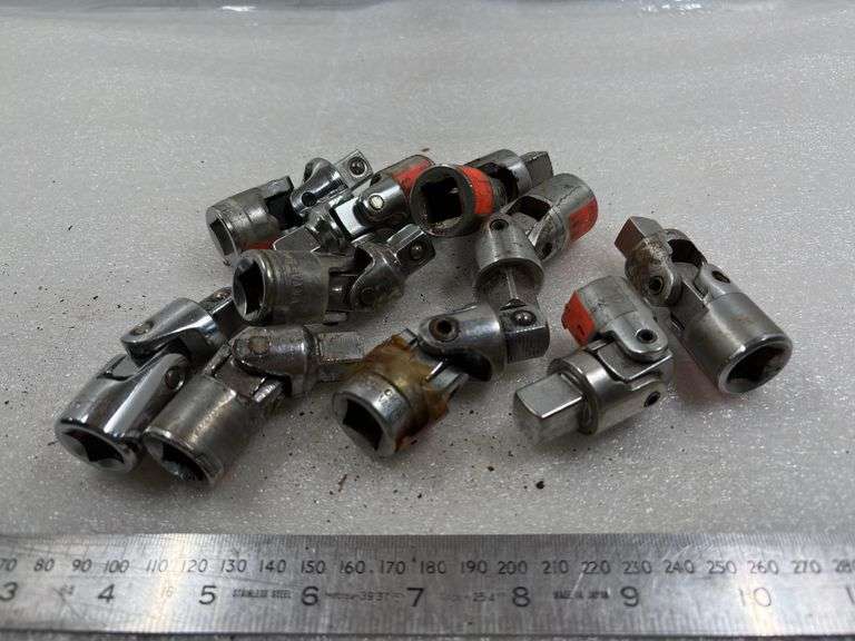 1/2" Drive Knuckle Extensions, approx 10 - Wild Rose Auction Services