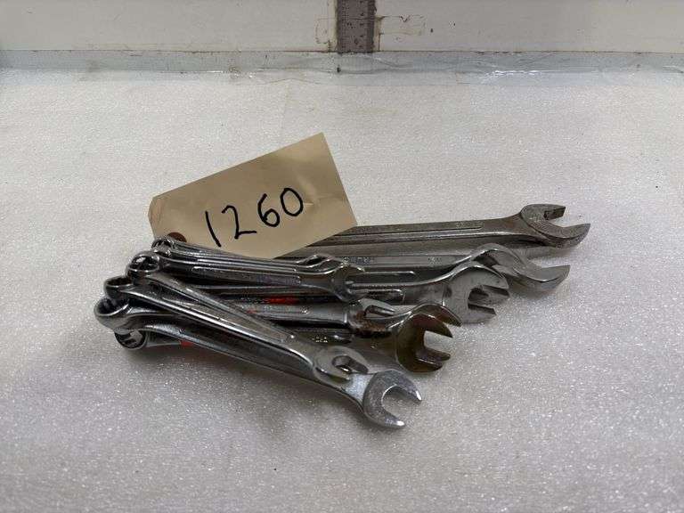 7mm - 22mm Open/Closed Wrenches approx 14"L - Wild Rose Auction Services