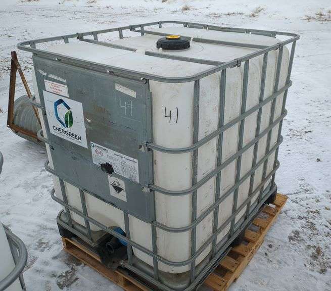 1000L Tote w/ Valve Approx. 4' x 3'3'' x 4'' ( Not food Grade ) - Wild ...