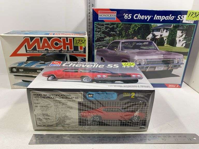 MPC Mach 1 Mustang Street Machine Model Kit 1:25 Scale Die Cast Metal ...