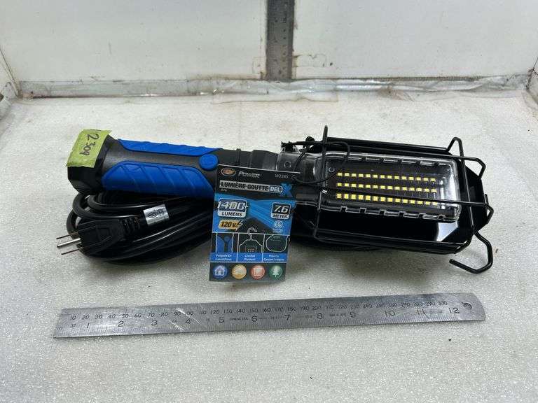 PT Power LED Drop light, 1400+ lumens, 120V corded, Lamp size Approx 14 ...