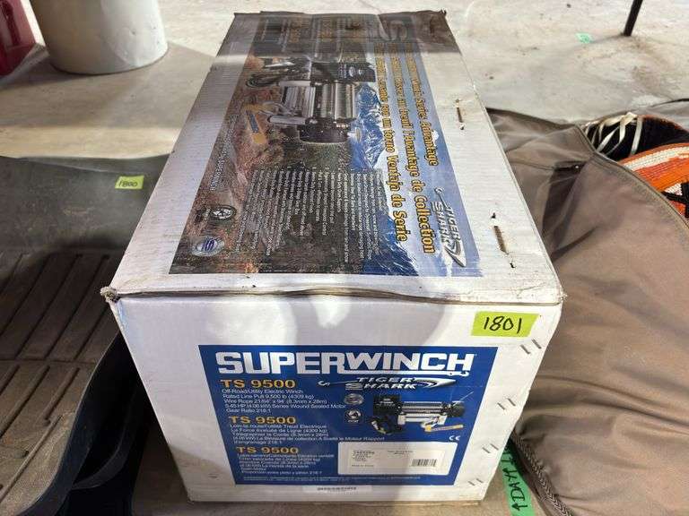 Superwinch TS9500 Electric winch 9.500 lb, P#1595200, *UnReserved ...