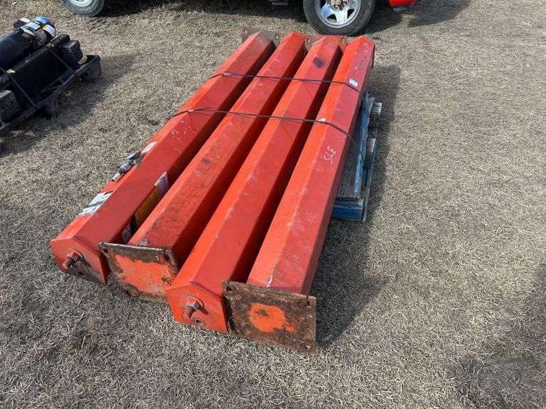 ALM 12000lb 4 Post car Hoist c/w Hardware Approx. 17' x 11' x 6' rise ...