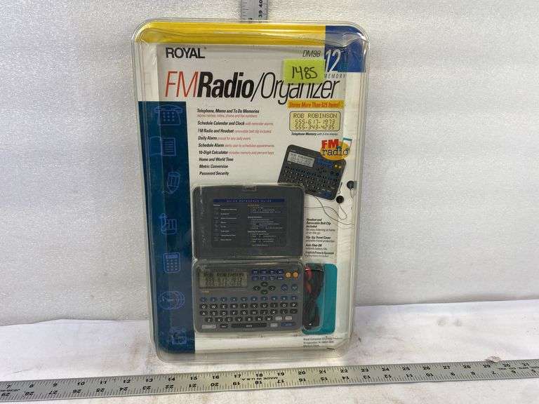 FM Radio / Organiser, *UnReserved* - Wild Rose Auction Services