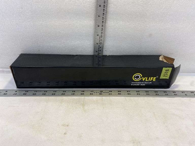 CV Life 6-24 x 50 AOE Scope & Rings, *UnReserved* - Wild Rose Auction ...