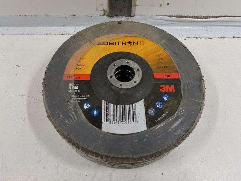 Pack of 5 Grinder Discs *UnReserved* - Wild Rose Auction Services