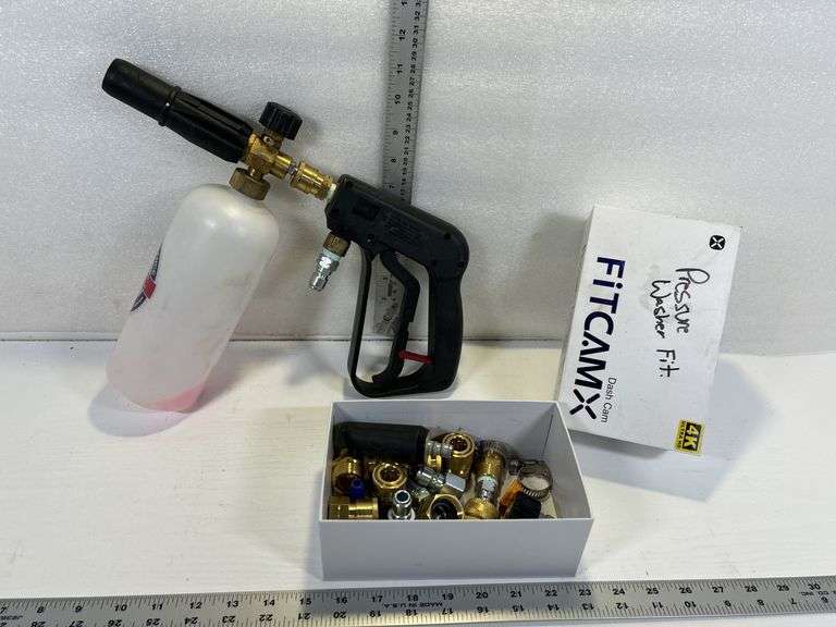 Box w/ Pressure washer handle/nozzle & quick connects, *UnReserved ...