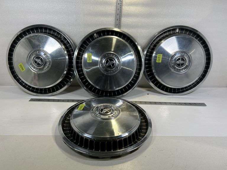 Set of 4 Hub Caps, approx 14 1/2" *UnReserved* - Wild Rose Auction Services