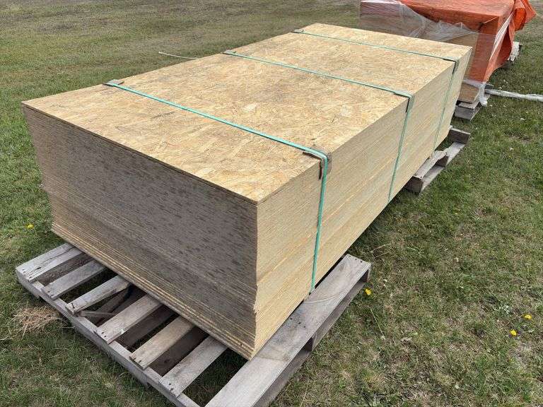 Pallet of 3/8'' OSB Sheets Approx. 58 Sheets *Unreserved* - Wild Rose ...