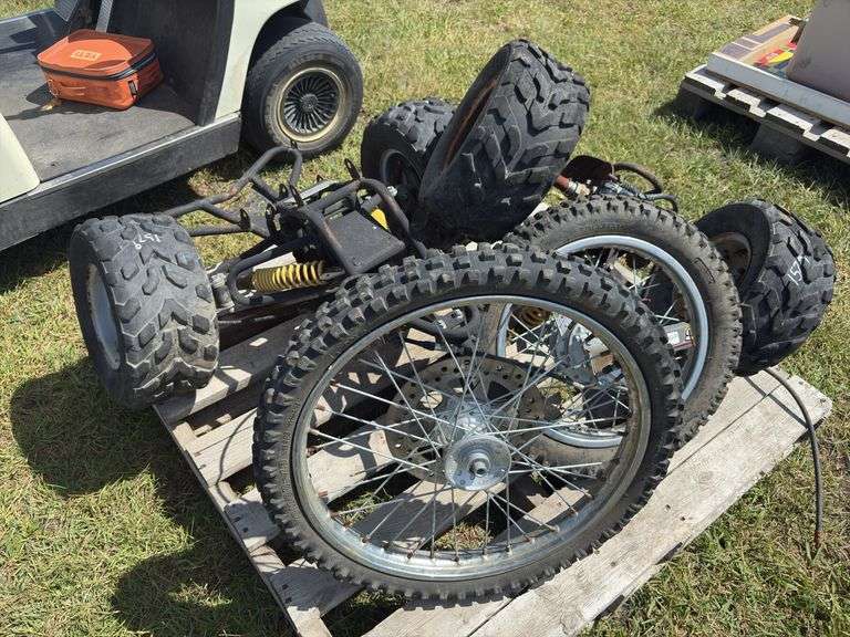 Motorbike & quad parts, (wheels, frames etc), *Unreserved* - Wild Rose ...