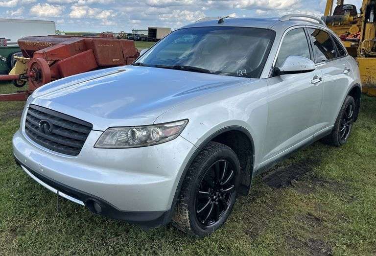 2008 Infinity FX45 SUV, *Unreserved* - Wild Rose Auction Services