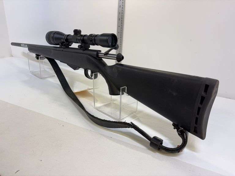 Savage Model 25 .17 Hornet Bolt Action Rifle, w/ Scorpion 4-12x40 AO ...
