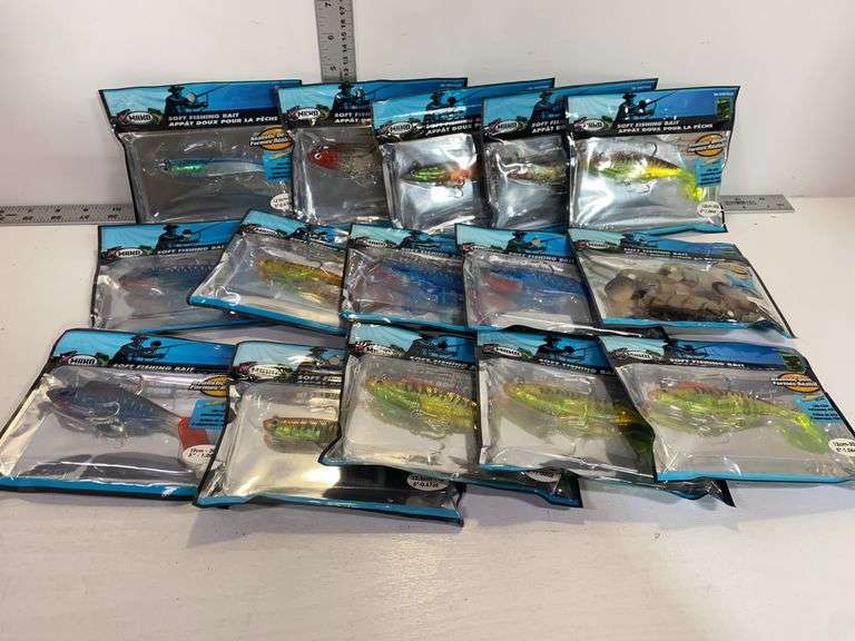 Box of Mako Soft Fishing Baits (Approx., 5" & 6"). ** Unreserved ...